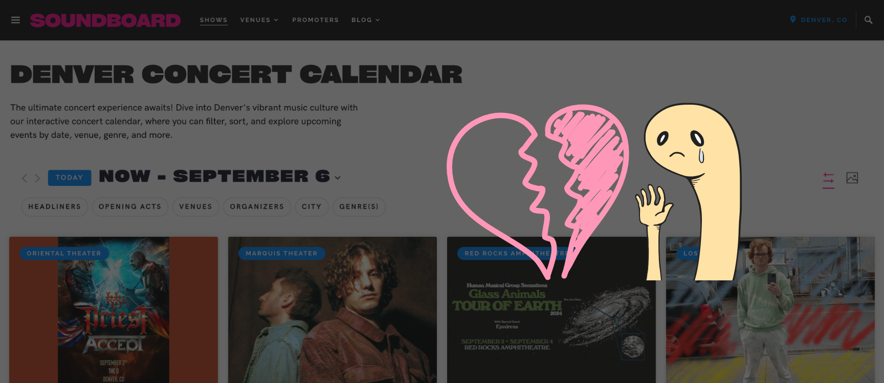 The End of an Era: Goodbye to Our Denver Concert Calendar — Denver ...